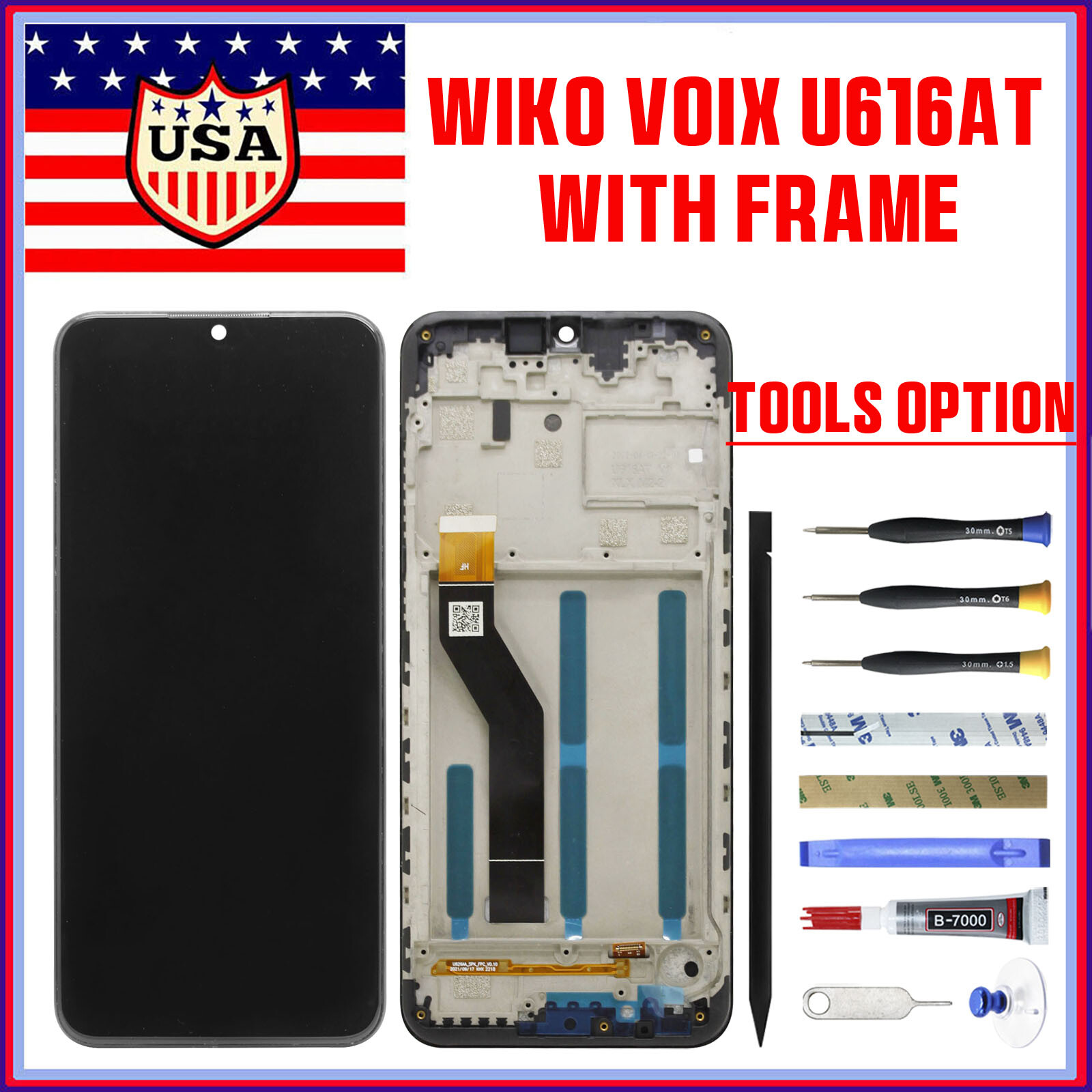 For Wiko VOIX U616AT LCD Display Touch Screen Digitizer Assembly ...