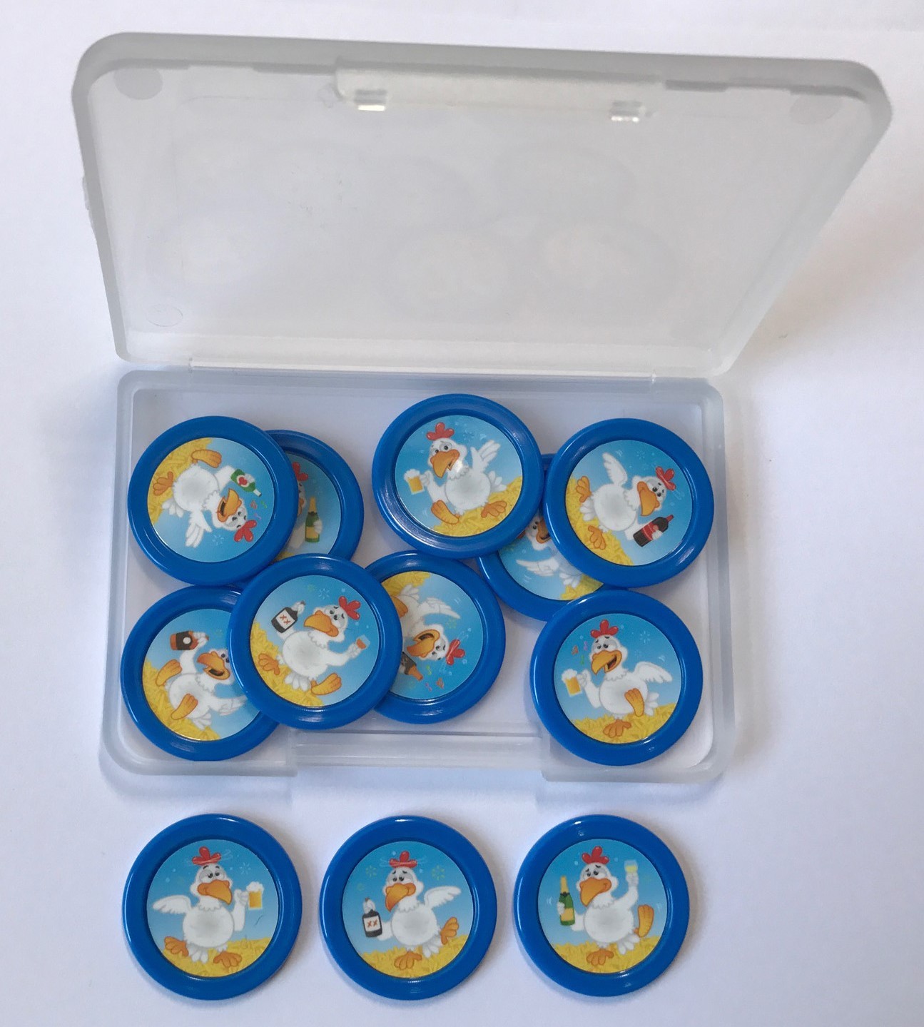 12x Drunken Louie Game Chips Replacement Chips for Looping Louie ...