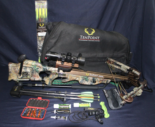 TenPoint Stealth XLT Crossbow w/ TenPoint Scope & Arrows | eBay