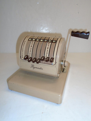 Vintage PAYMASTER CHECK PRINTER - Series X-550 - IT WORKS! | eBay