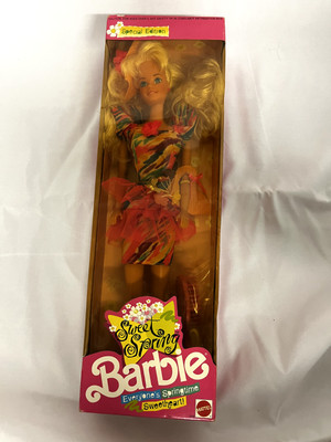 Vintage Sweet Spring Barbie Springtime Sweetheart #3208 NRFB Mattel ...