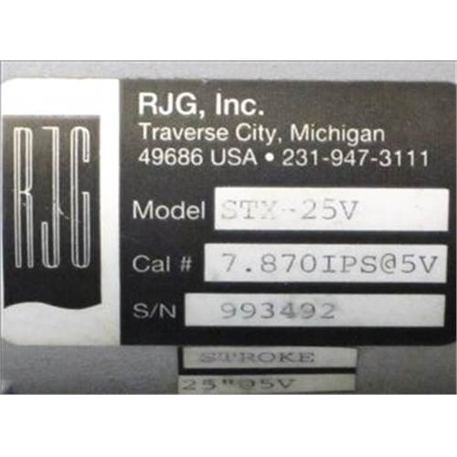 RJG INC PM-5000 DARTPAK INJECTION MOLDING MONITOR W STX-25V DARTSCANNER ...