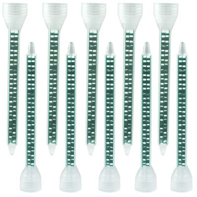 10Pcs Epoxy Adhesive Mixing Nozzle Tip Static Resin Mixer Adhesive ...