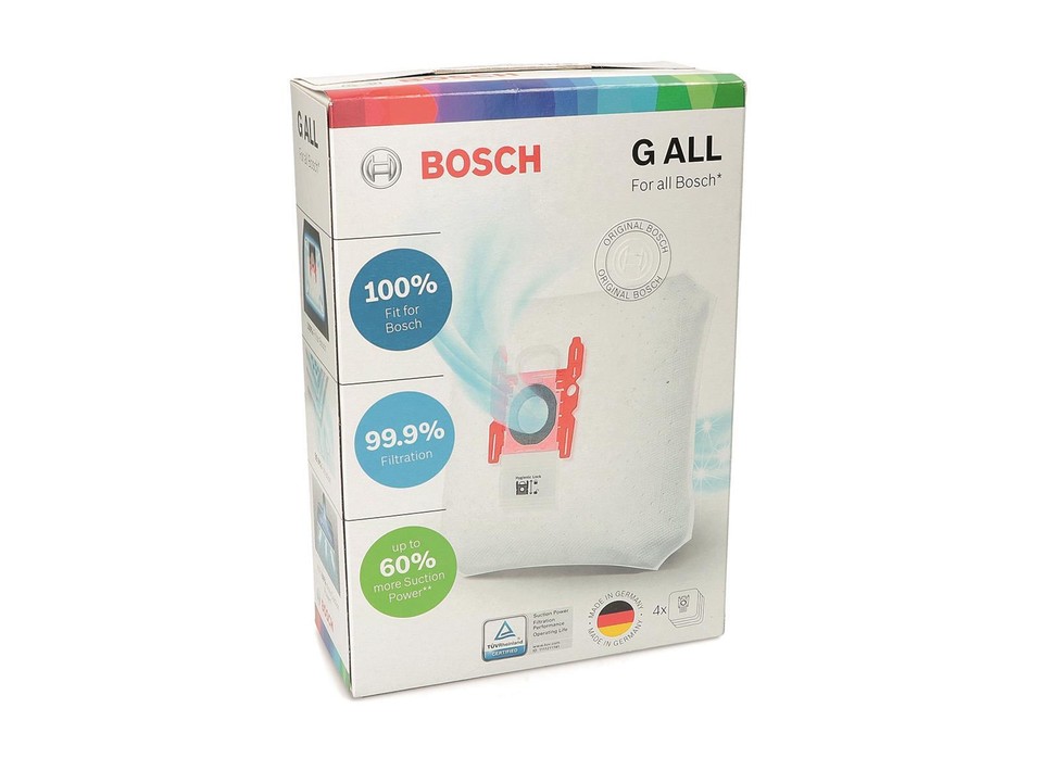 Genuine Bosch Type G Vacuum Cleaner Microfibre Dust Bags 461883 468383 ...