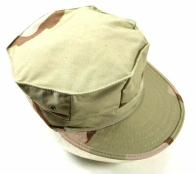 US Military TYPE II Tri Color DCU Dessert Camo 8 POINT Cap Medium | eBay