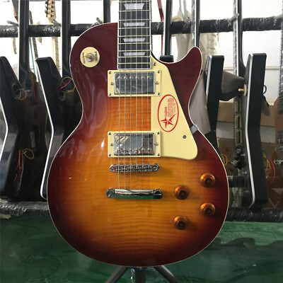 Sunburst 6 String Electric Guitar Solid Body Mahogany Body & Neck ...