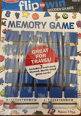 BRAND NEW Melissa & Doug - Flip To Win Memory Game Travel Kids NIP | eBay