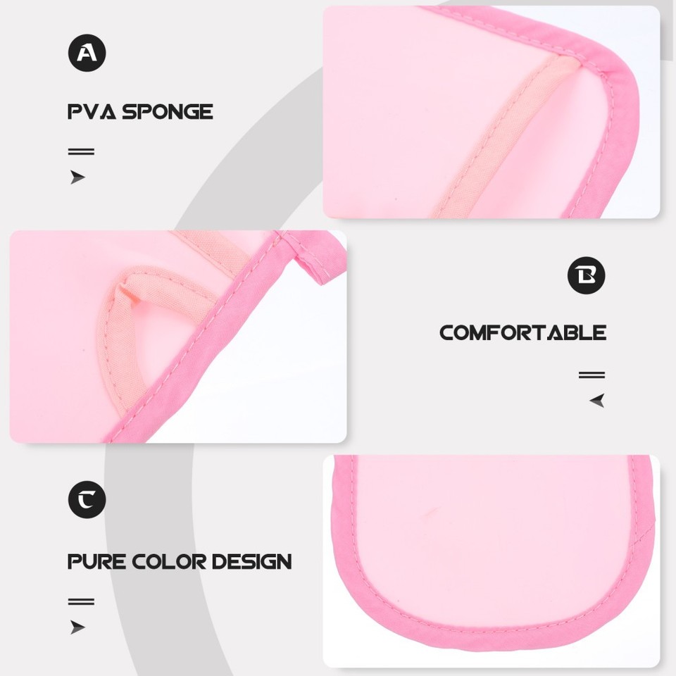 2Pcs Comfortable Baby Bath PVA Baby Bath Scrub Face Scrub Towels (Pink ...