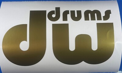 DW Drum Logo Decal / Sticker X2 | eBay UK