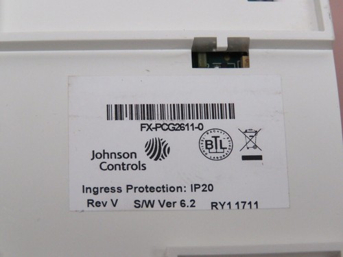 Johnson Controls FX-PCG2611-0G FX-PCG Controller Rev. V with 1 Year ...