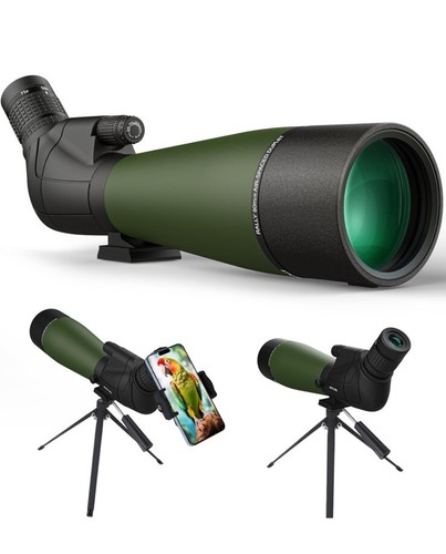 Wozel 25-75X80 Spotting Scopes for Target Shooting - HD Spotter Open ...