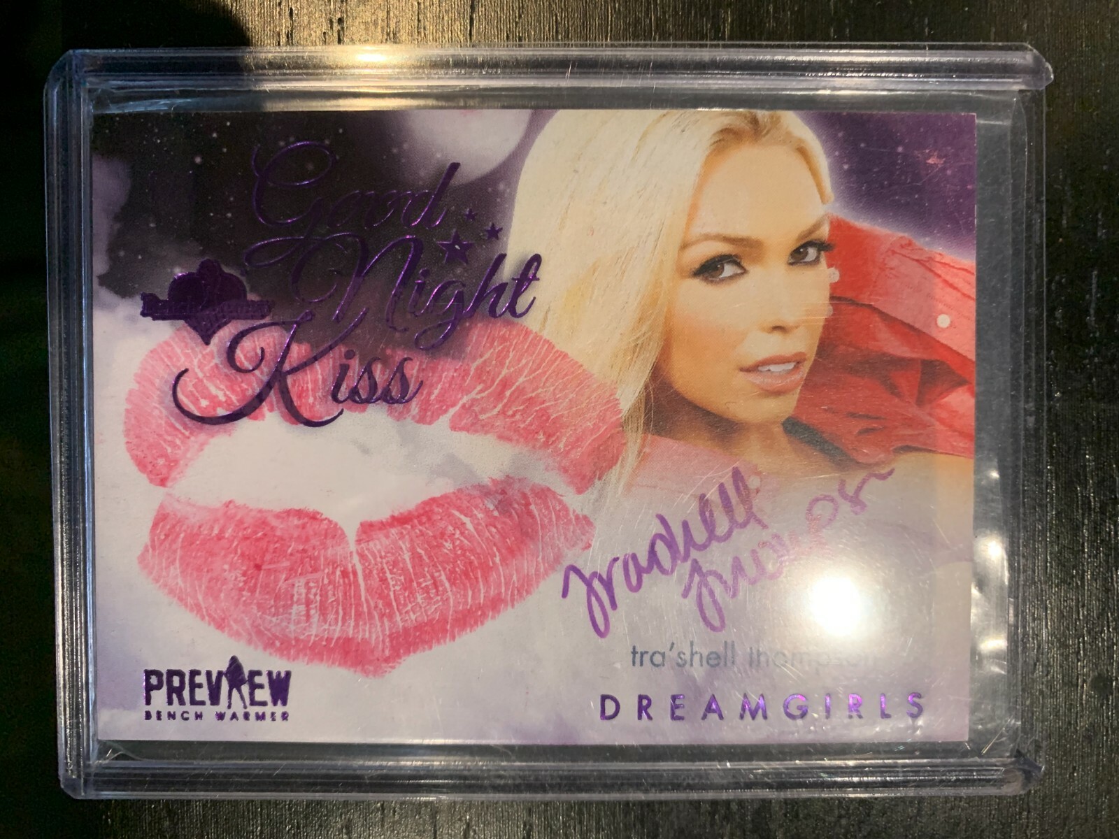 TRASHELL THOMPSON 1/2 2016 BENCHWARMER DREAMGIRLS GOODNIGHT KISS | eBay