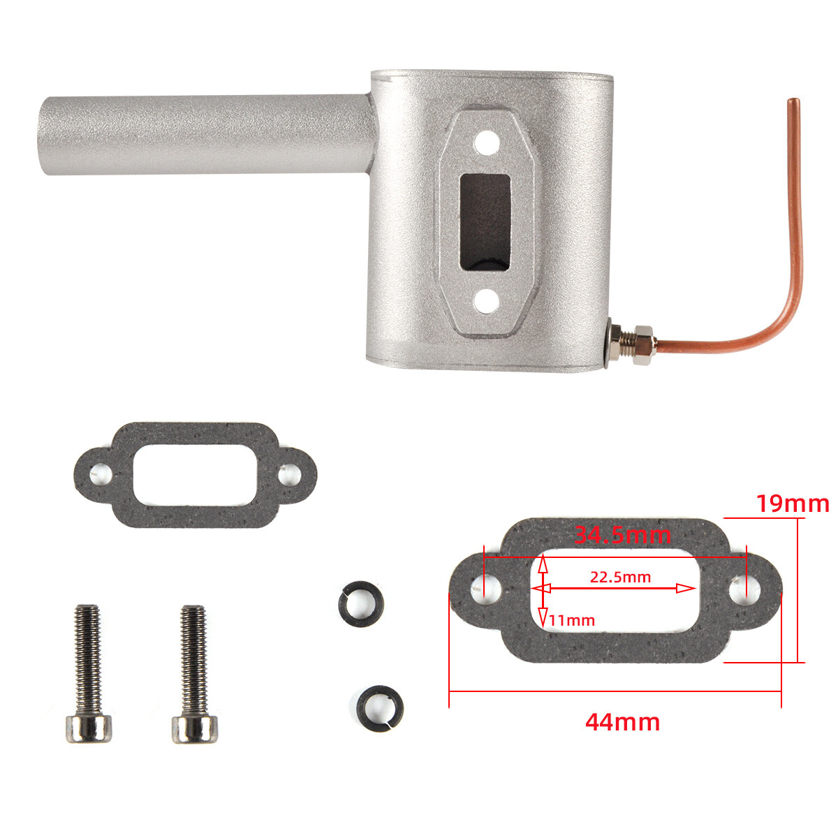 1Pc Smoking Exhaust Pipe Muffler For CRRCPRO 26CC DLE 26-30cc Engine | eBay