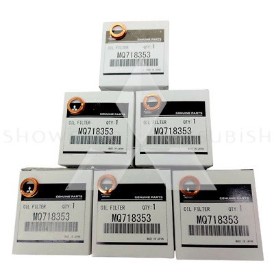 6PK Genuine Mitsubishi oil filter with washer for Mitsubishi Outlander ...