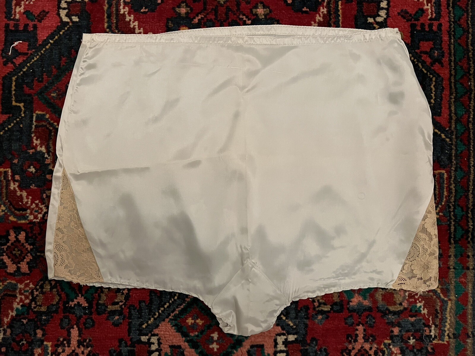 Vintage 1940s Pale Blue Satin Tap Pants Lingerie Shor… - Gem