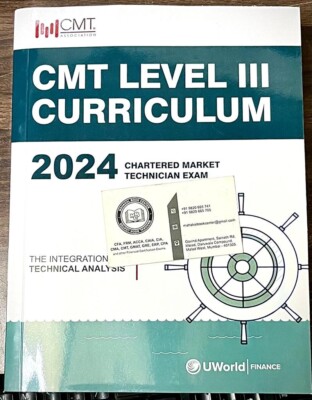 CMT Curriculum Level 3 2024:The Integration of Technical Analysi (Black ...