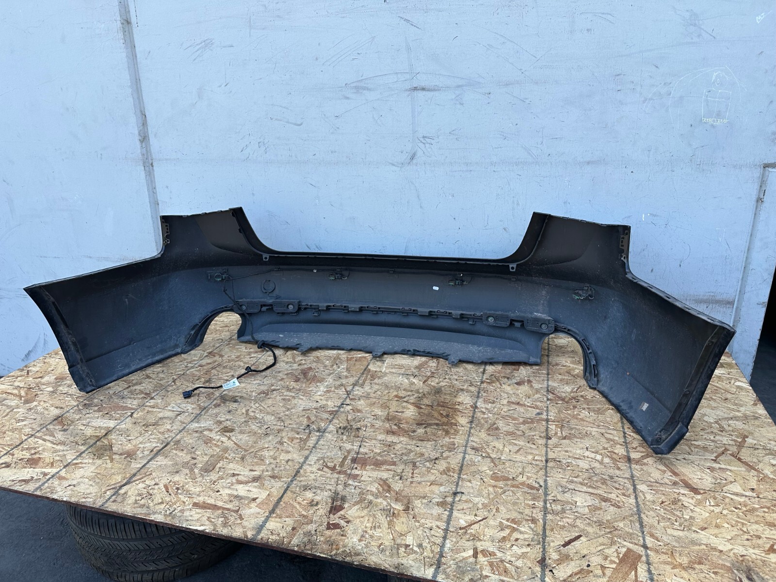 REAR BUMPER COVER ASSEMBLY W/PARK ASSIST OEM 46K 12-15 AUDI A6 C7 | eBay