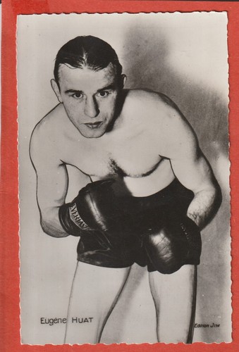 CARTE PHOTO - CPA - BOXEUR - EUGENE HUAT - NE EN 1907 | eBay