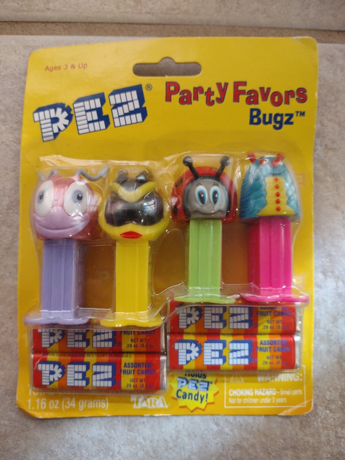 PEZ Dispensers Party Favors Bugz Brand New Sealed 4 Pack | eBay