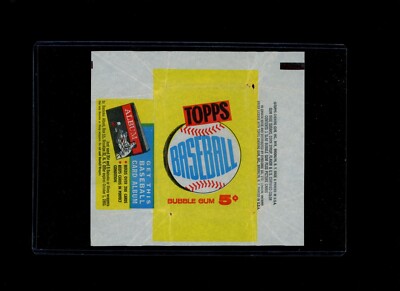 1960 TOPPS BASEBALL EMPTY 5 CENT WAX PACK WRAPPER *336852 | eBay