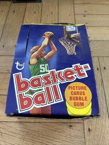 + 1977 TOPPS BASKETBALL Empty WAX PACK Box RARE! Only One in eBay! | eBay
