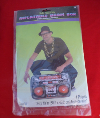 Halloween costume accessory old school inflatable boom box 24x19 in | eBay