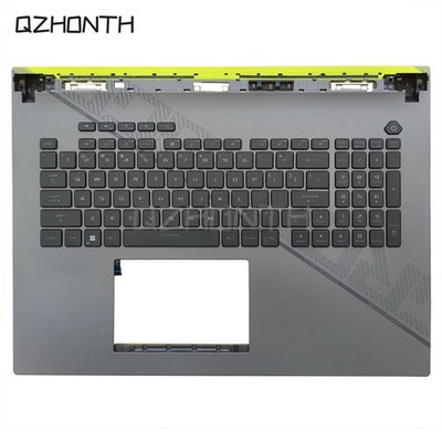 Used For ASUS ROG G814J G834J 2023 Palmrest Upper Cover with Backlit US ...