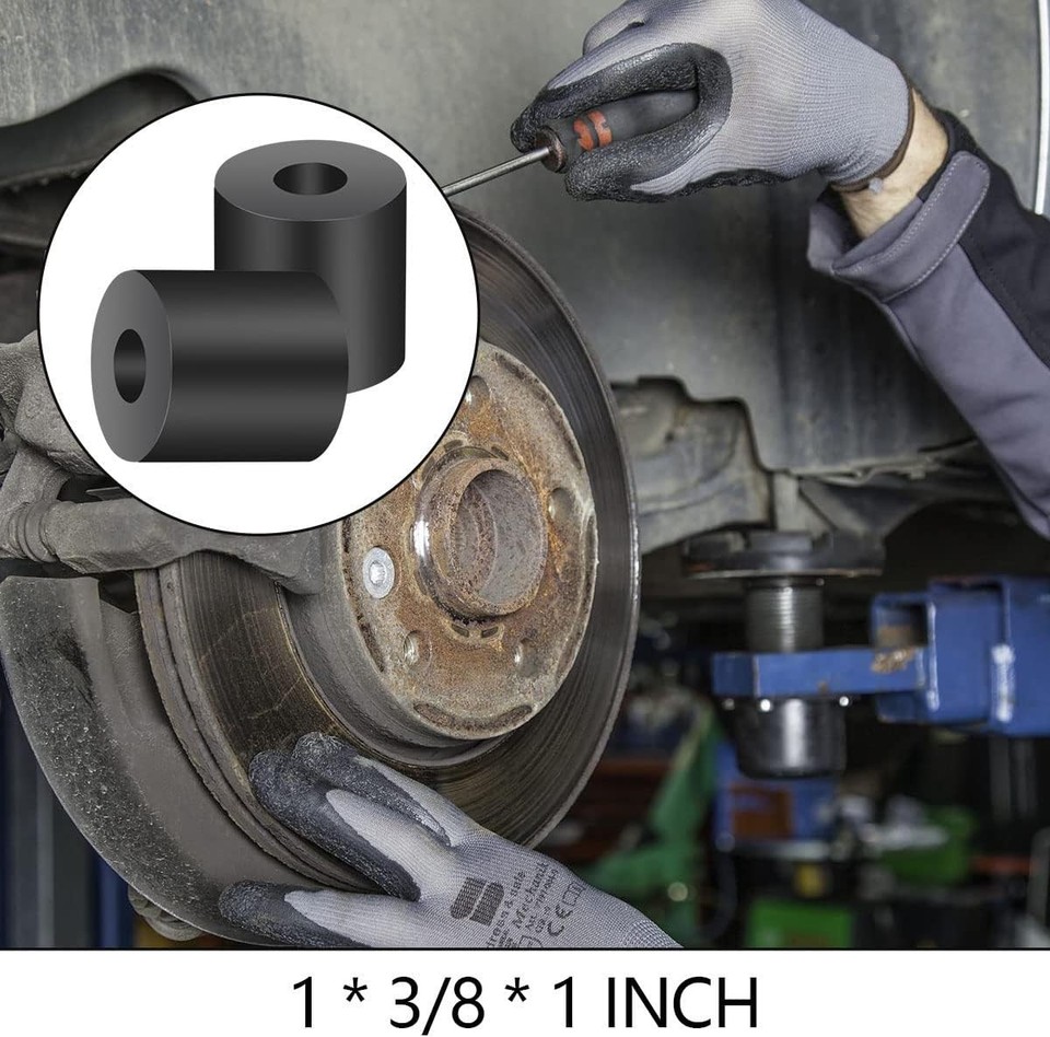 Rubber Spacer Round Anti Vibration Isolation Pads Isolator Bushing ...