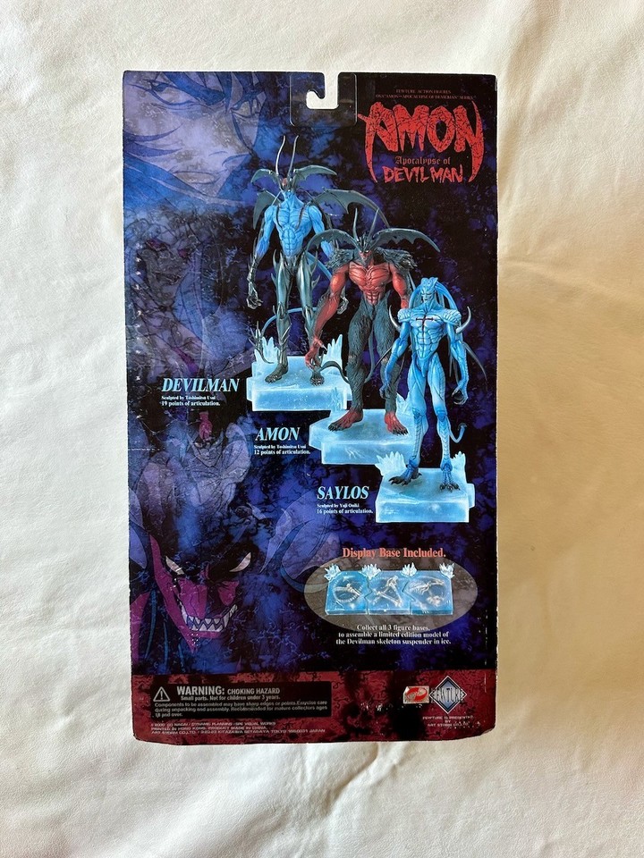 AMON Apocalypse of Devilman Freezed Figure w/ Skeleton Base Saylos ...