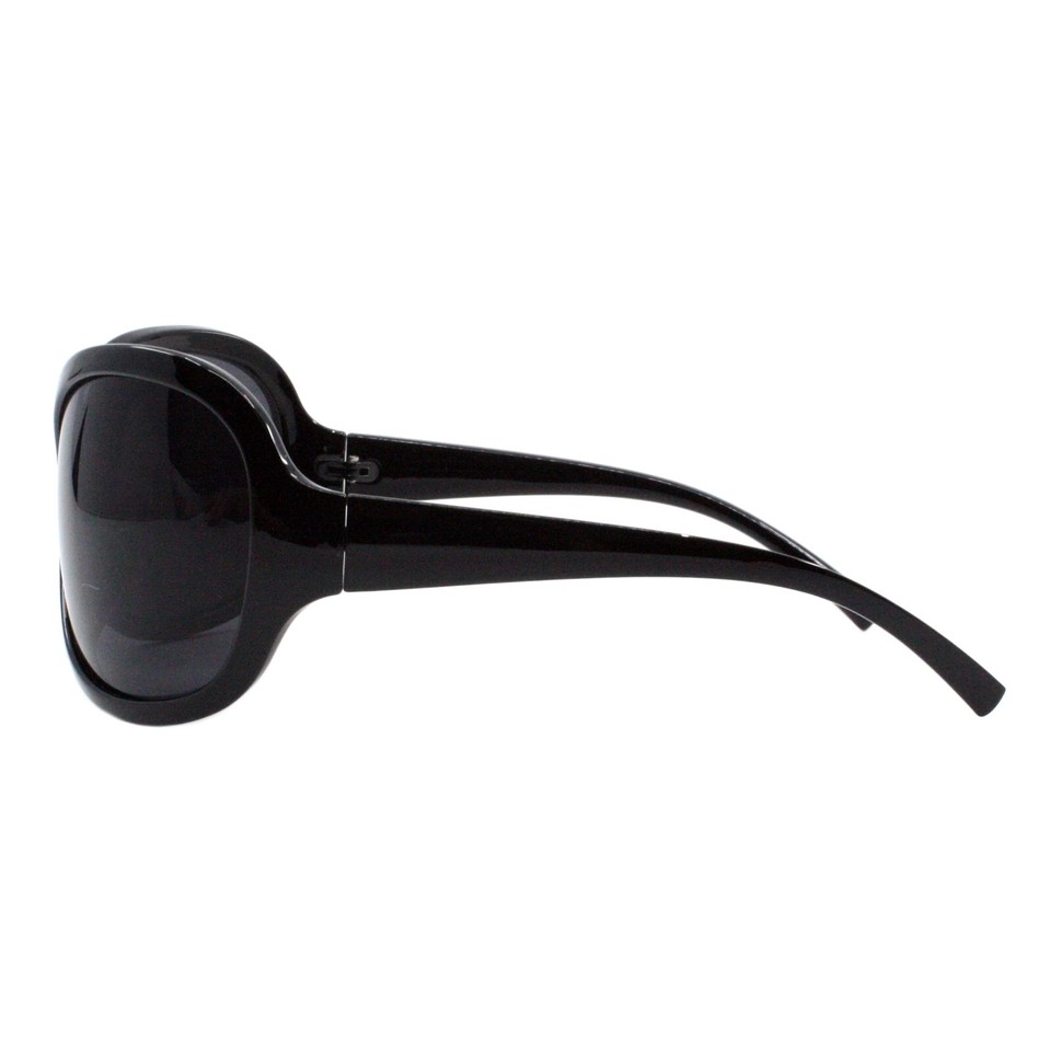 Women's Designer Sunglasses Oversized Wrap Around Butterfly Shield ...