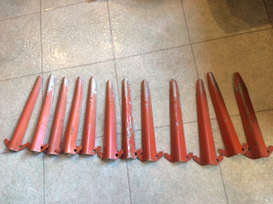 12 U.S. MILITARY USED ALUMINUM ARCTIC TENT STAKES | eBay