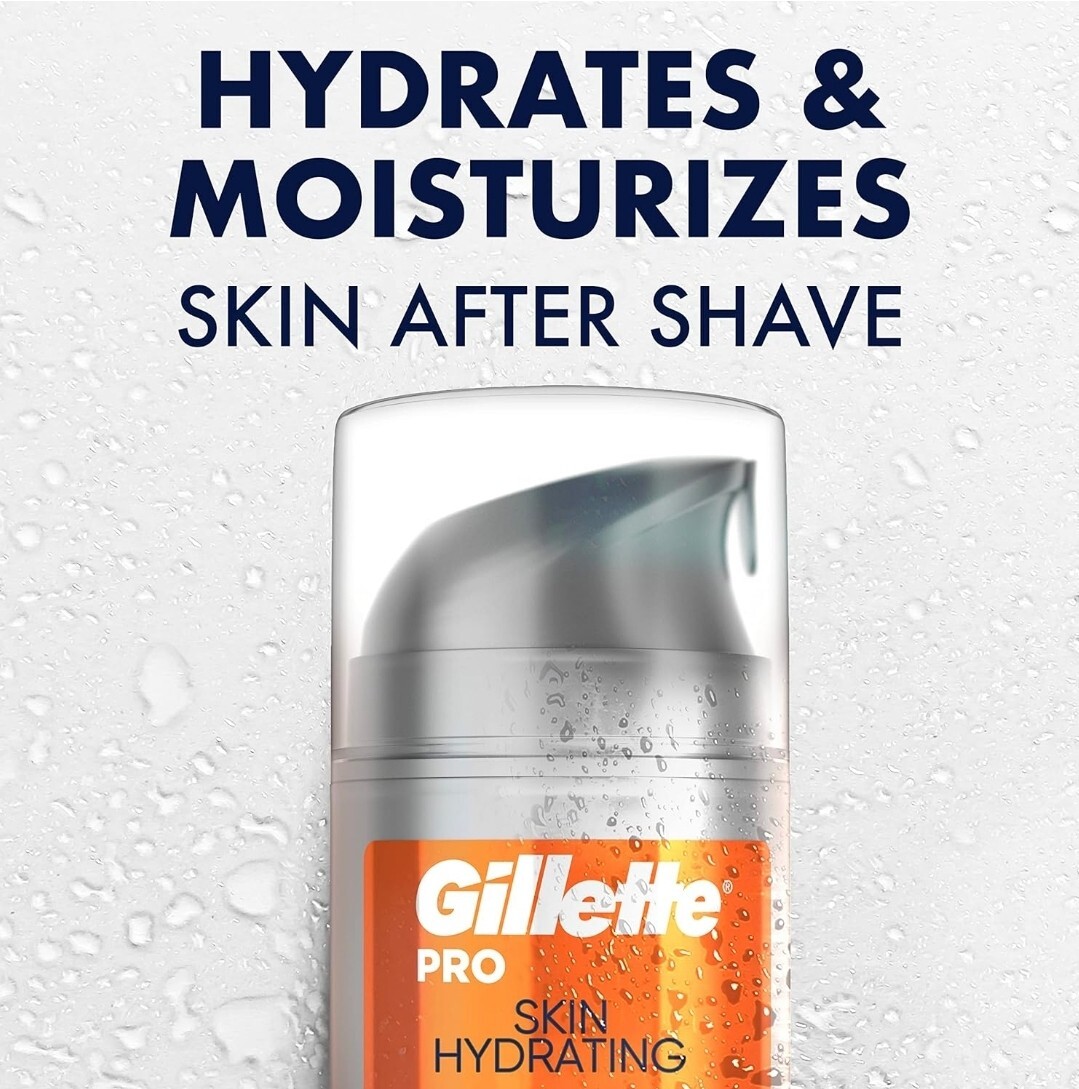 8 X Gillette Pro 50mL Skin Hydrating Aftershave Moisturizer with SPF 15 | eBay