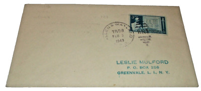 1949 CHESAPEAKE & OHIO TRAIN #58 ALLEN & WAYLAND RPO HANDLED ENVELOPE ...