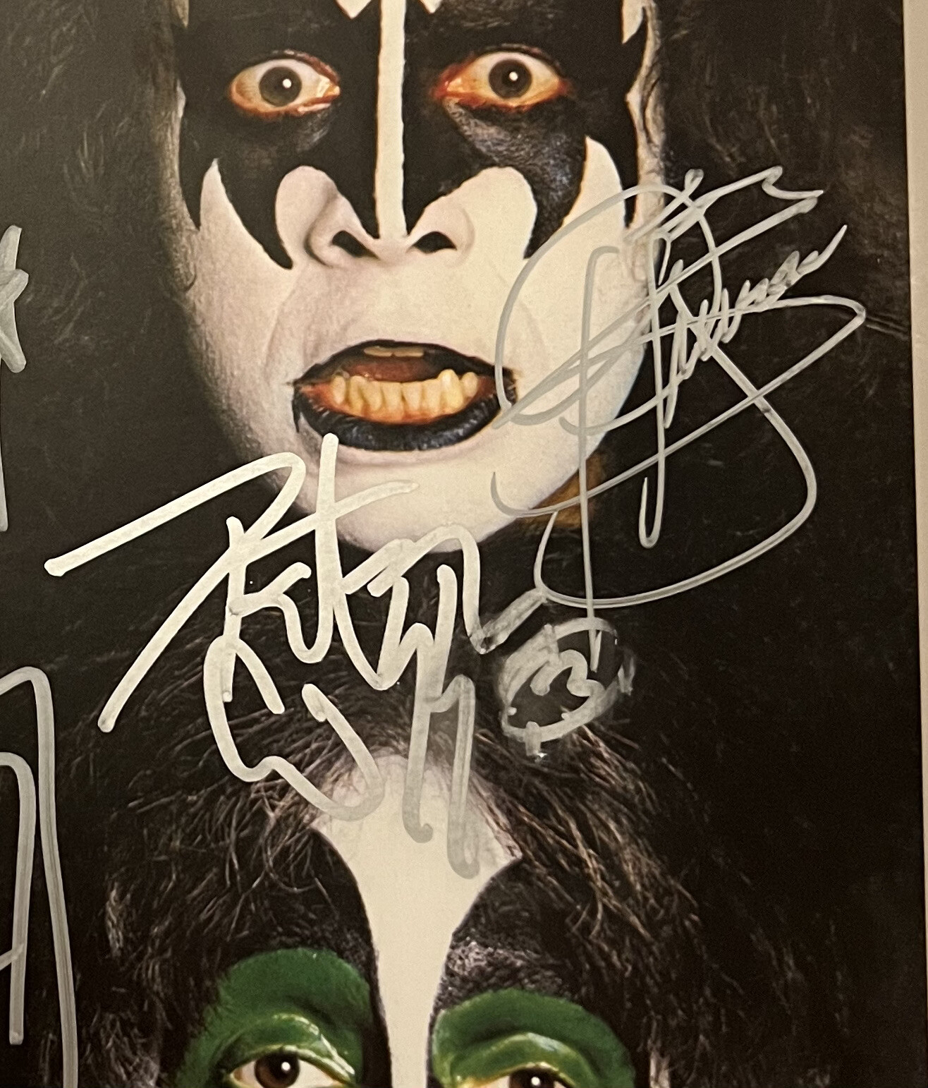 KISS Gene Simmons Peter, Ace, Paul JSA Fully Signed Autograph Record ...