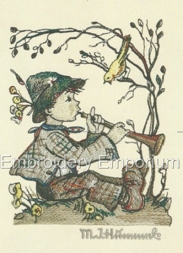 MACHINE EMBROIDERY DESIGNS USB - HUMMEL CELEBRATE SPRING 5X7 CHILDREN ...