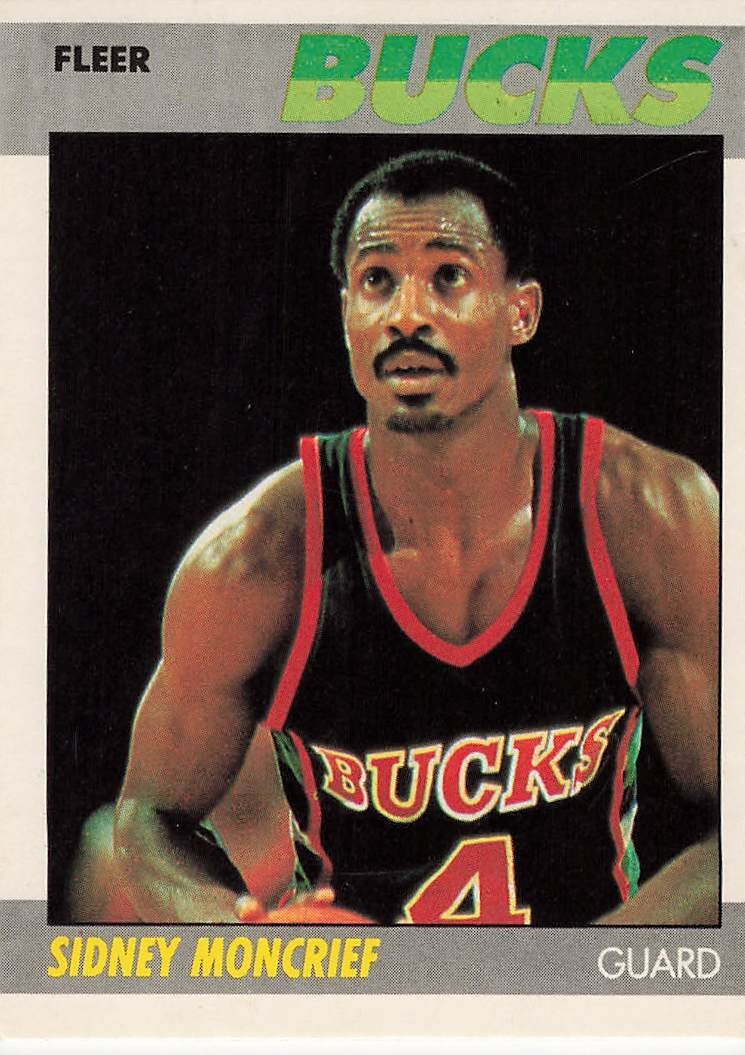 SIDNEY MONCRIEF 1987-88 FLEER BASKETBALL #76 | eBay