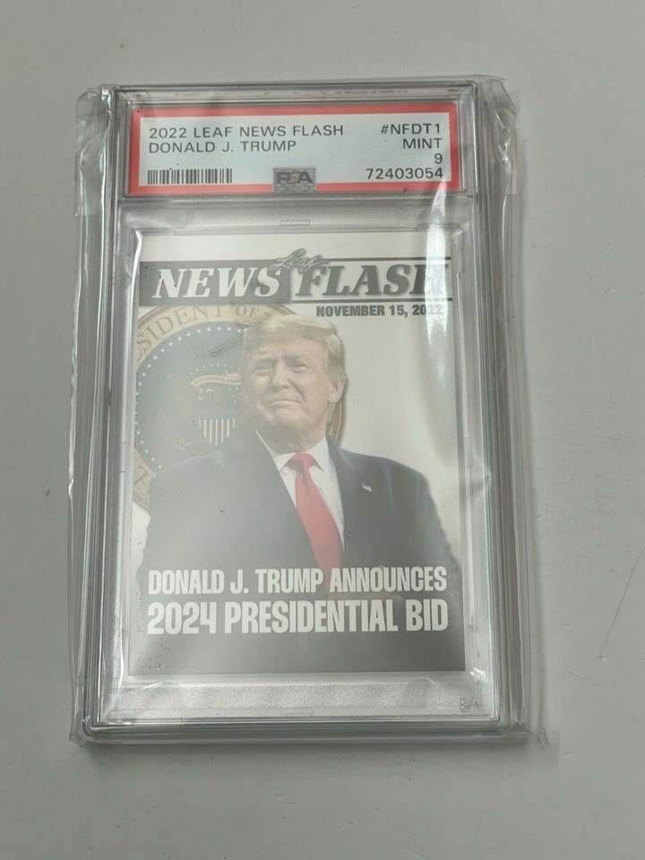 2022 Leaf NEWS FLASH 11/15 DONALD TRUMP 2024 Election President ...