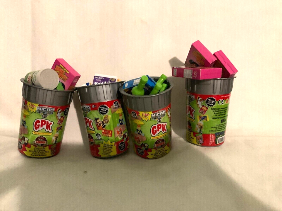Garbage Pail Kids GPK Micro Collection FIGURES Groceries CARDS Lot of ...