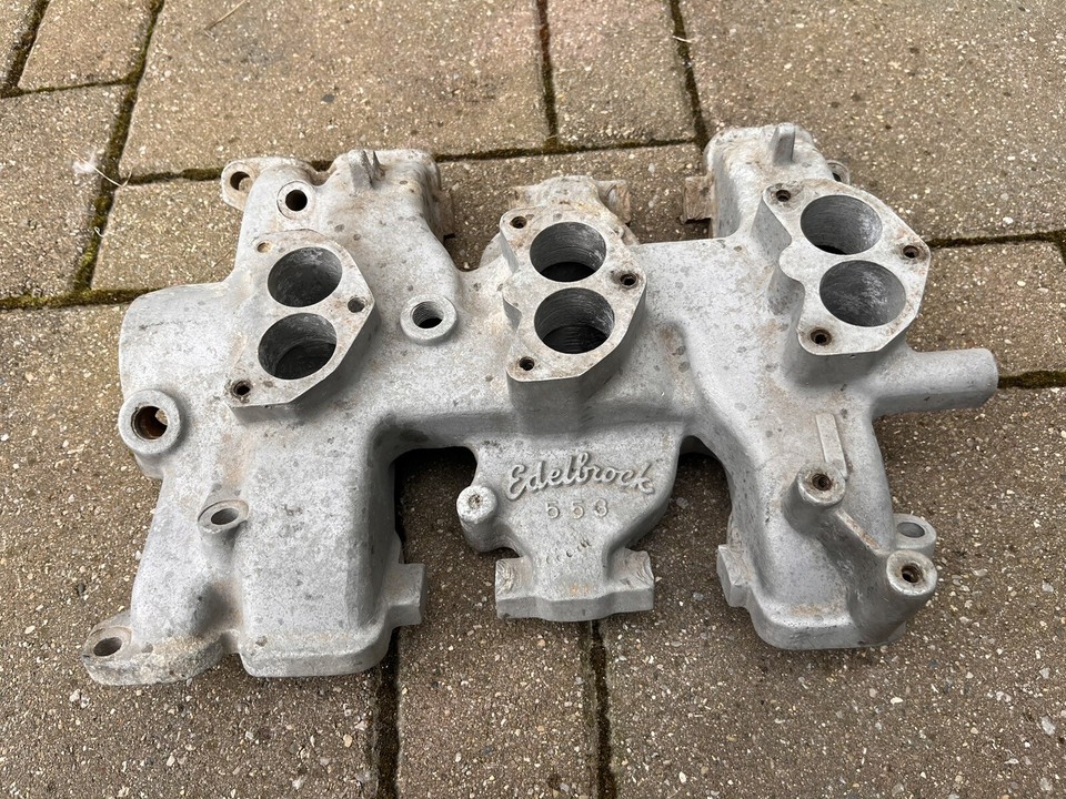 Edelbrock Y-Block Ford 3x2 Tri-Power Intake Manifold ( 272 292 312 ...