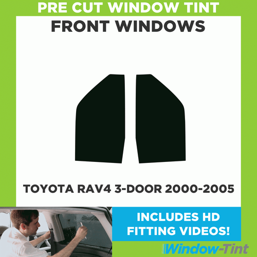 Pre Cut Car Window Tint for Toyota RAV4 3-door 2000-05 Front Windows ...