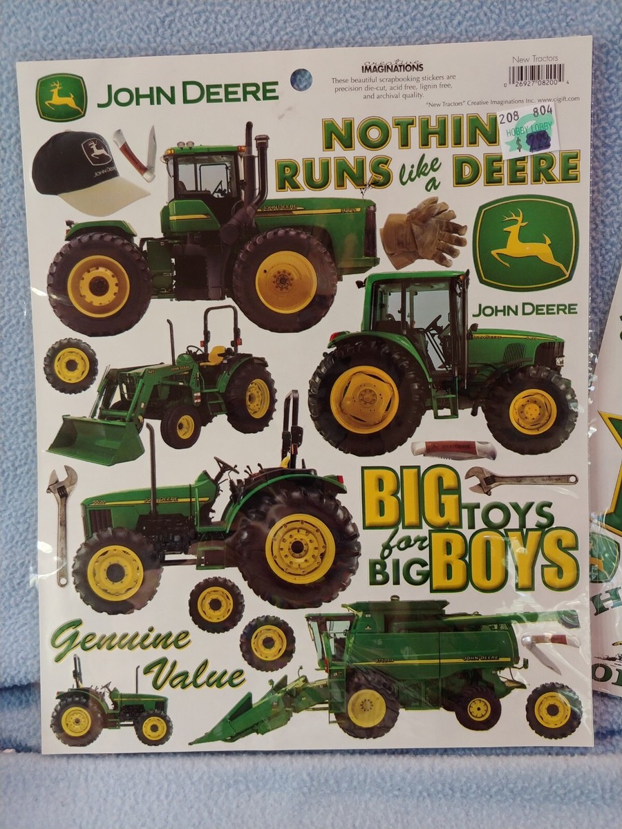 John Deere Scrapbooking Stickers How Is Made Jhon Deere #stickershop
