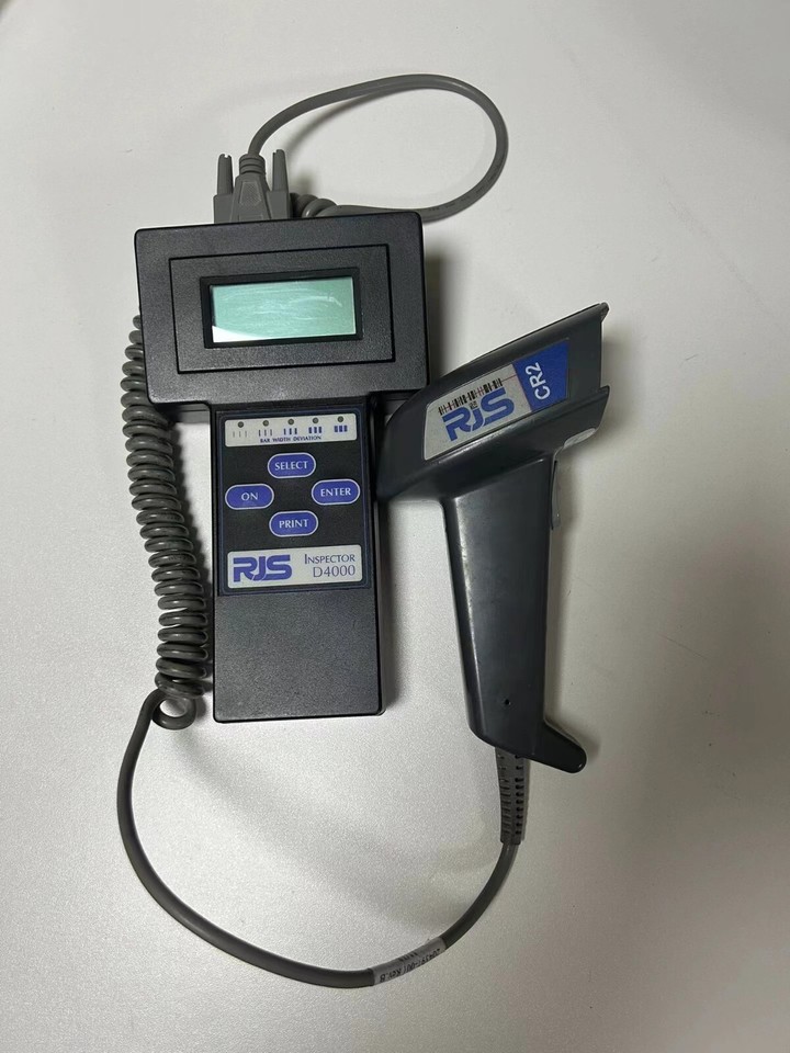 1PC used good Portable RJS D4000+ Laser Barcode Scanner by DHL FEDEX | eBay