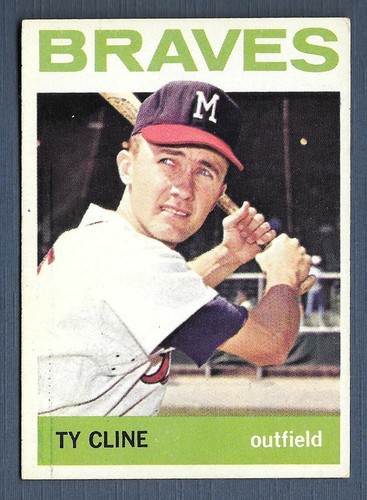 1964 Topps Ty Cline #171 Milwaukee Braves EX | eBay