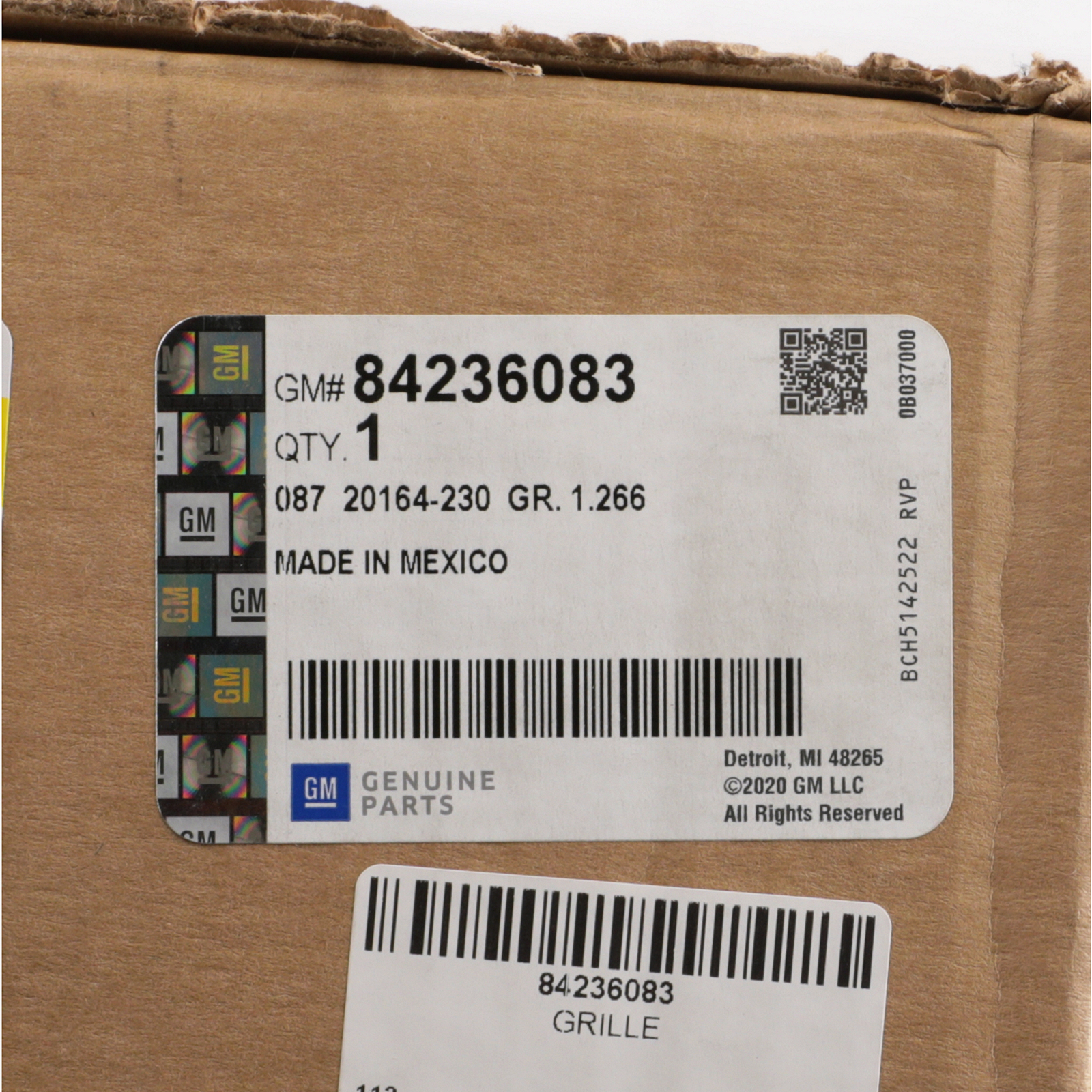 OEM NEW GM 2018-2021 GMC Terrain Front Bumper Upper Grille Assembly ...