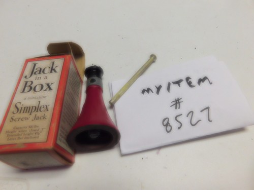 Vtg Simplex Jack In A Box-Miniature Screw Jack -Templeton Kenly W/Box ...