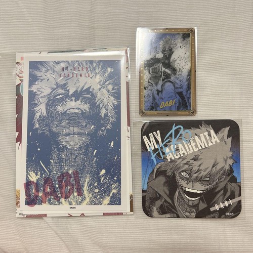My Hero Academia Original Art Exhibition Dabi Foil Stamped Clear Card ...