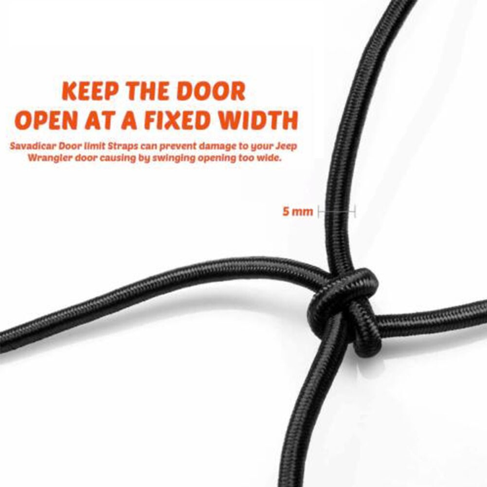 Replace Broken Door Strap Bandage Rope Kit for Jeep Wrangler YJ CJ TJ ...