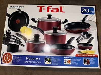 T-Fal 20 Piece Pot and Pan Set -BNIB - SALE | eBay
