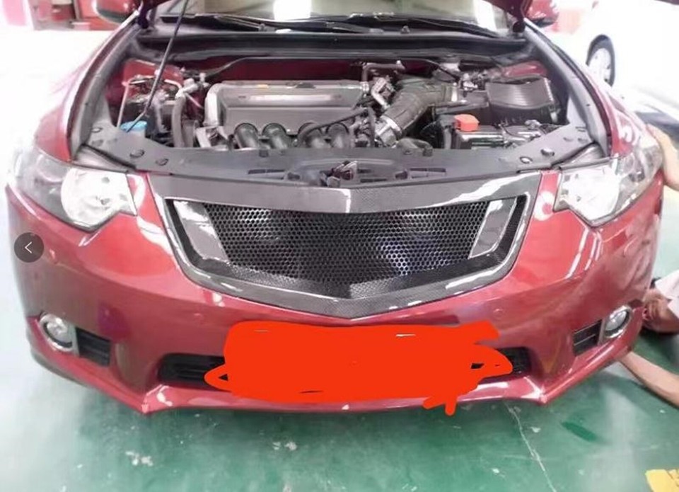 For 2011-2014 Acura TSX Honda Accord Euro R Front Bumper Grille Grill ...