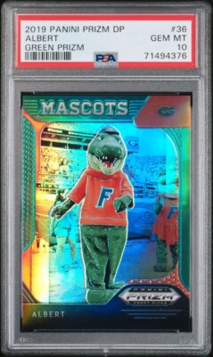 Albert 2019 Panini Prizm DP #36 Mascots Green /5 Florida Gators PSA 10 ...